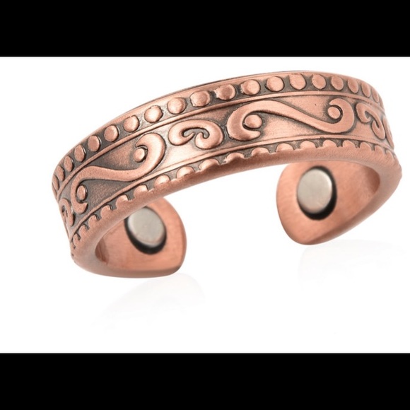 Jewelry | Magnetic By Design Swirl Design Adjustable Open Ring With ...